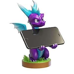 Exquisite Gaming: Spyro Ice - Original Mobile Phone & Gaming Controller Holder, Device Stand, Cable Guys, Licensed Figure