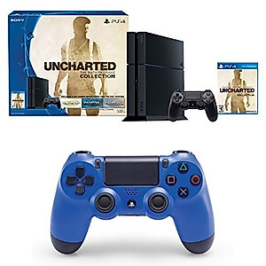 PlayStation 4 500GB Console - Uncharted: The Nathan Drake Collection Bundle with DualShock 4 Controller