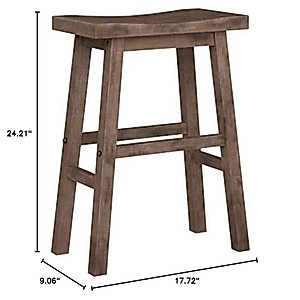 Boraam Sonoma, Barnwood Wire-Brush, 24-Inch