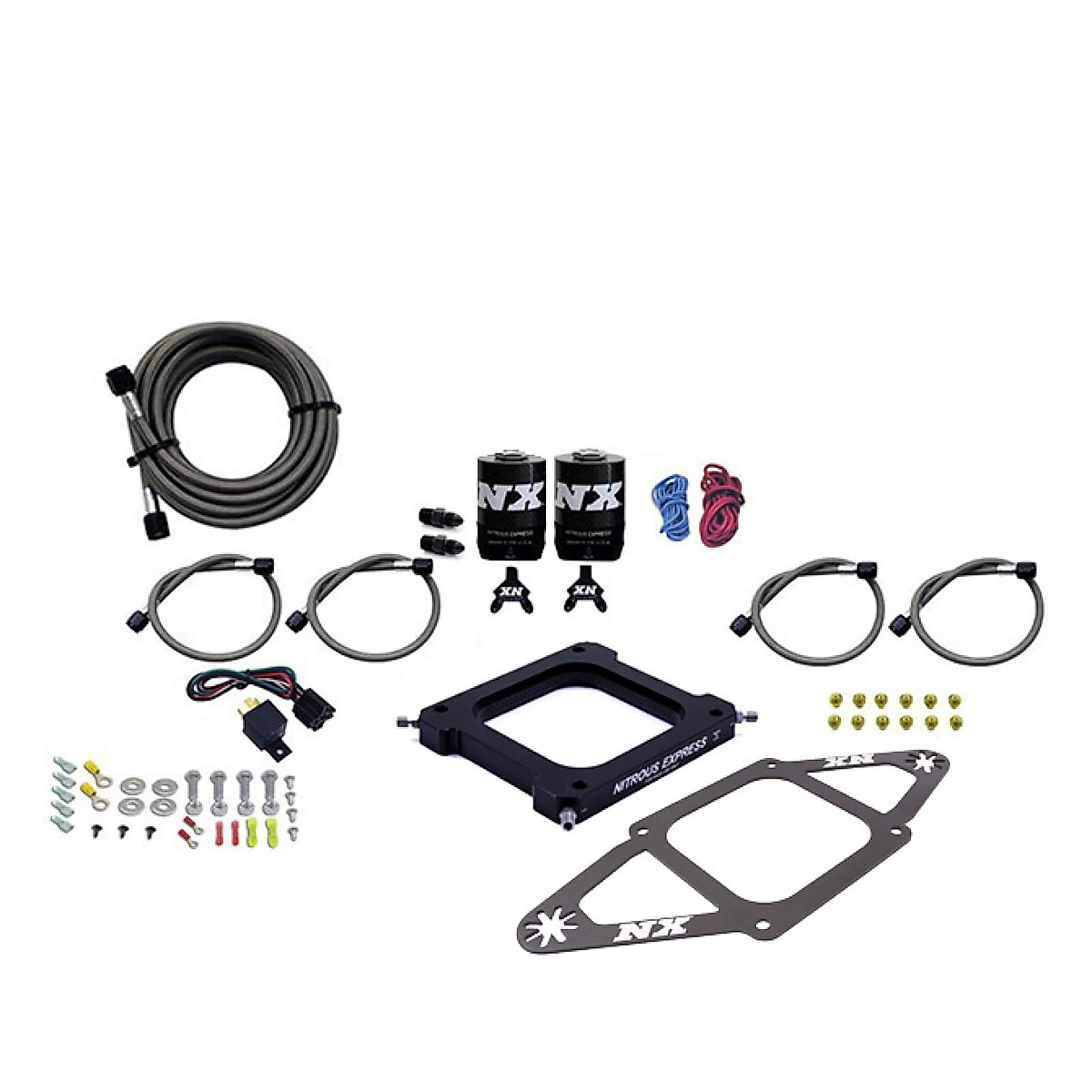 Nitrous Express - 4500 Assassin Plate Stage 6 Nitrous Kit (50-300HP) w/o Bottle (67070-00)