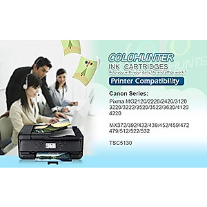 Colohunter Remanufactured Ink Cartridge Replacement for Canon PG-240XL 240 XL for Pixma MG3620 TS5120 MG2120 MG3520 MX452 MX512 MX532 MX472 High Capacity Ink (2 Black, 2-Pack)