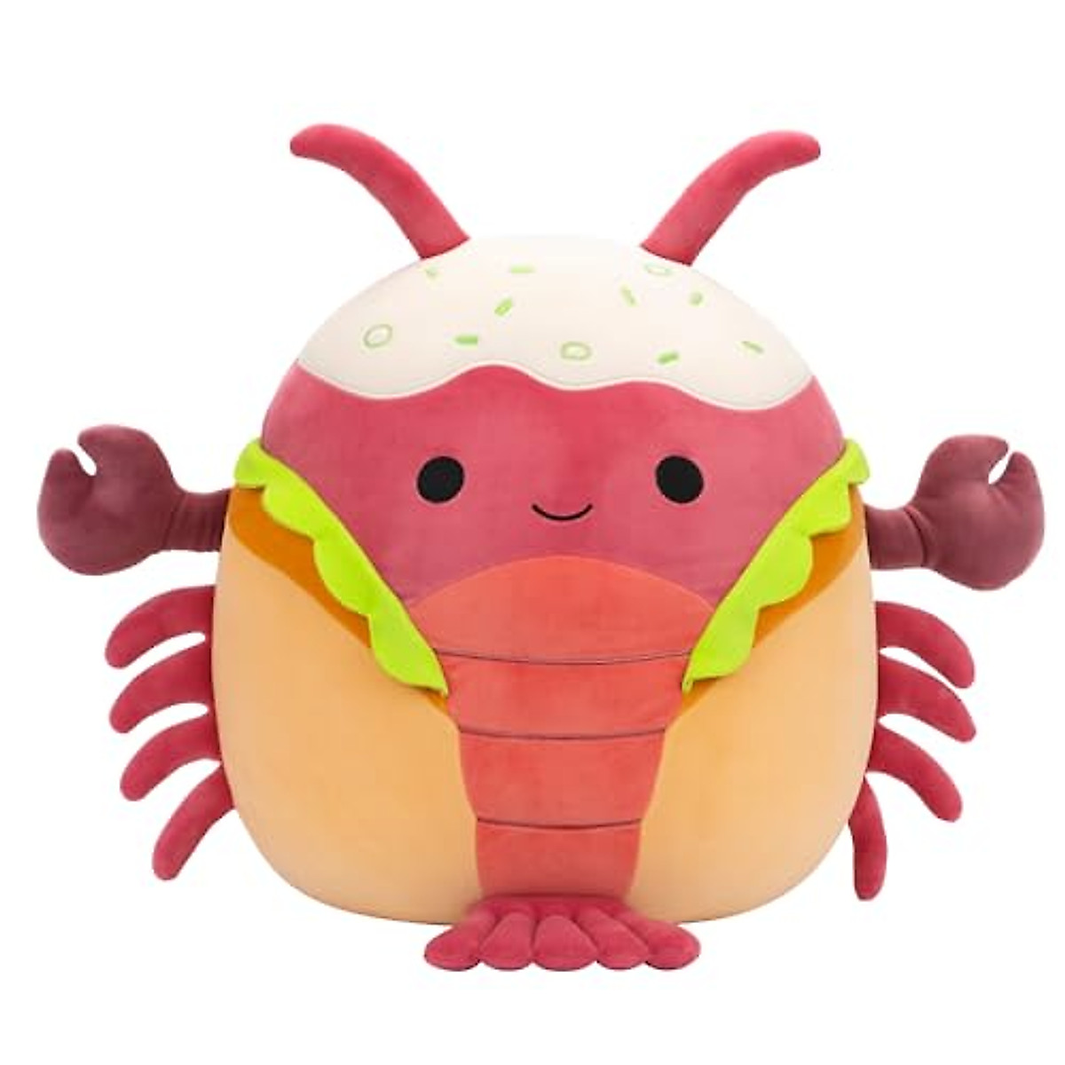 Squishmallows Original 14-Inch Lorono Lobster in Lobster Roll - Official Jazwares Plush (Large)