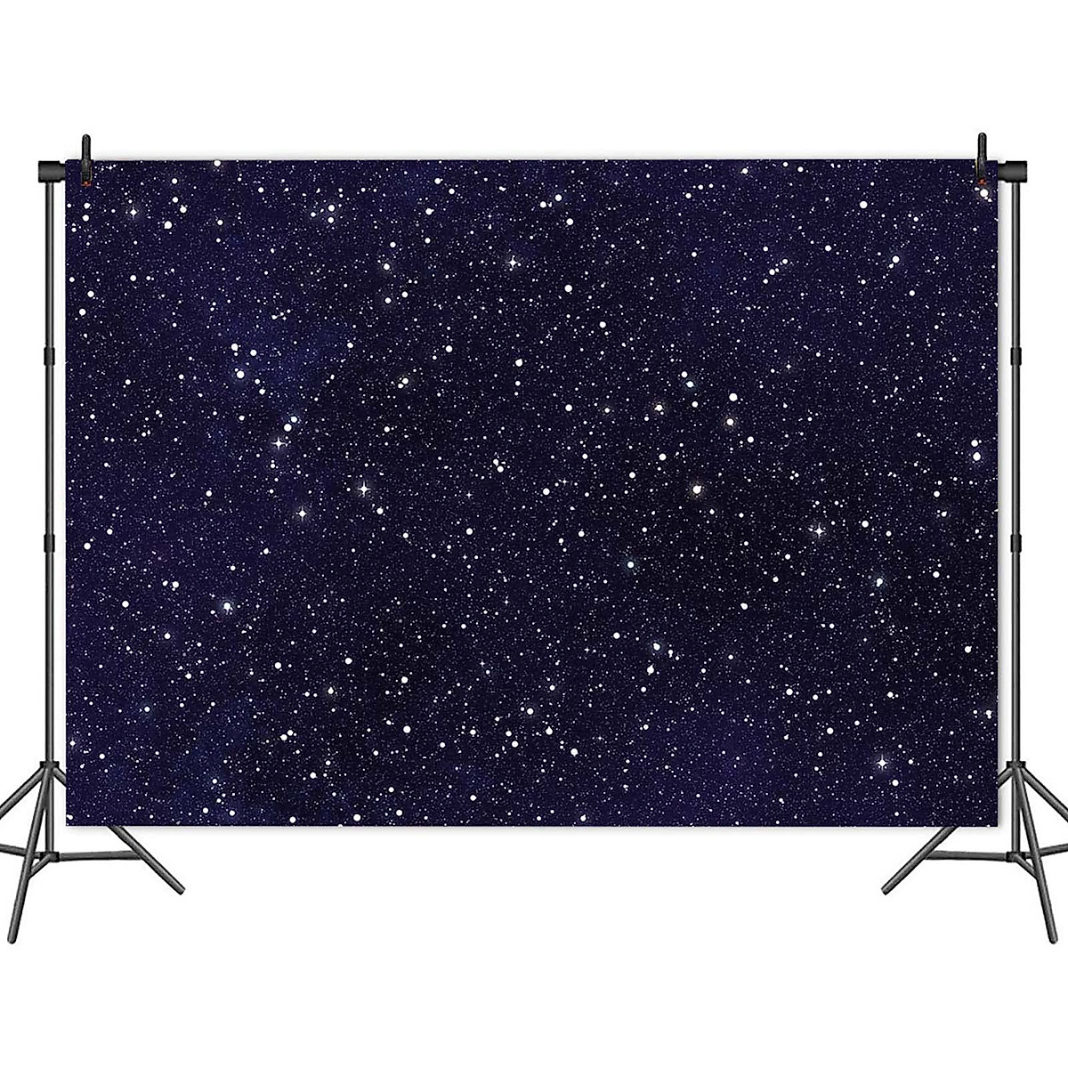 7x5FT Soft Fabric/Polyester Night Sky Star Universe Space Starry Photography Backdrops Kids Boy or Girl Birthday Party Decor Photo Background Banner
