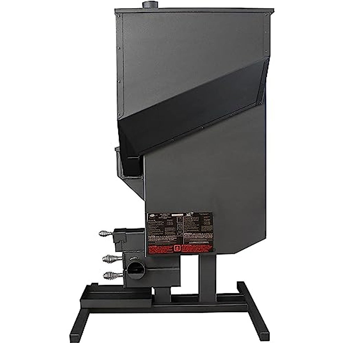 US Stove Company US GW1949 Wiseway Non-Electric Pellet Stove, 60 lbs Hopper, Black