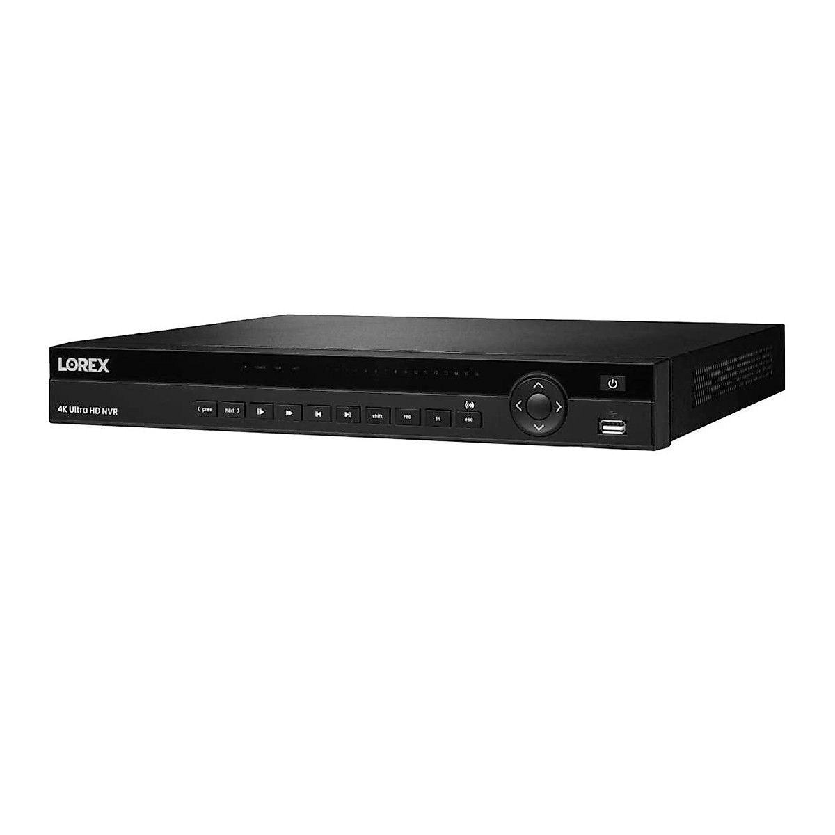 Lorex N882A63B Series 16 Channel 4K HD 3TB IP Ultra HD Security System Network Video Recorder (NVR) with Lorex Cloud Connectivity, Real Time 30FPS, Audio Recording, Multiple Recording Modes, Black
