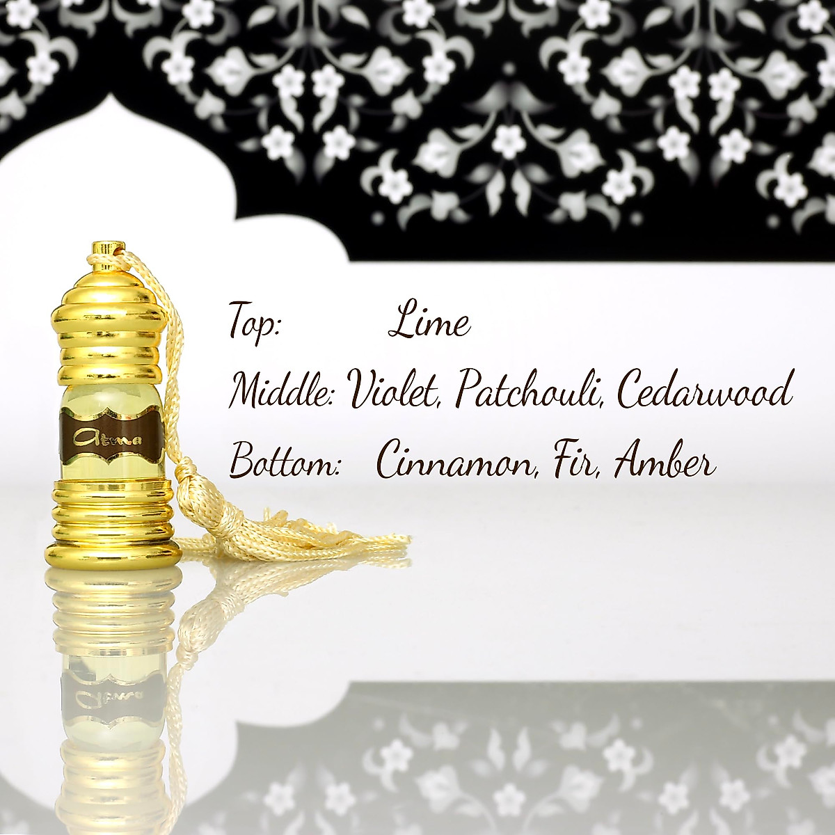 Prabhuji's Gifts Attar Oil Atma - Body Blended with Essential Oils - Vegan for Women & Men - Arabian Fragrance - (3mL)