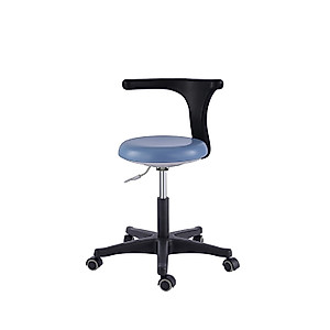 Office Stools Assistant's Stools Medical Adjustable Mobile Chair PU Medium Blue (3#)
