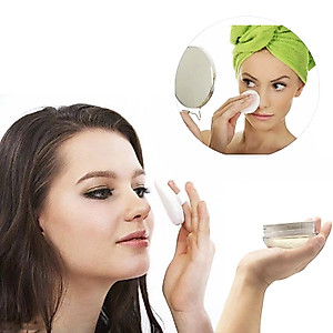 Powder Puff, Loose Powder Containers, Reusable Empty Makeup Powder Container with Elasticated Net Sifter for Setting Powder, Face Powder, Loose Powder, ect, for Travel and Daily Use
