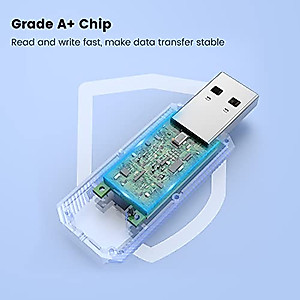 RAOYI 10 Pack 8GB USB Flash Drive, USB 2.0 Swivel Metal Memory Stick Thumb Drives Pen Drive Jump Drive for Data Storage (4 Mixed Color)