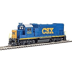 Walthers Trainline HO Scale Model EMD GP15-1 - Standard DC - CSX (YN3; Blue, Yellow, White