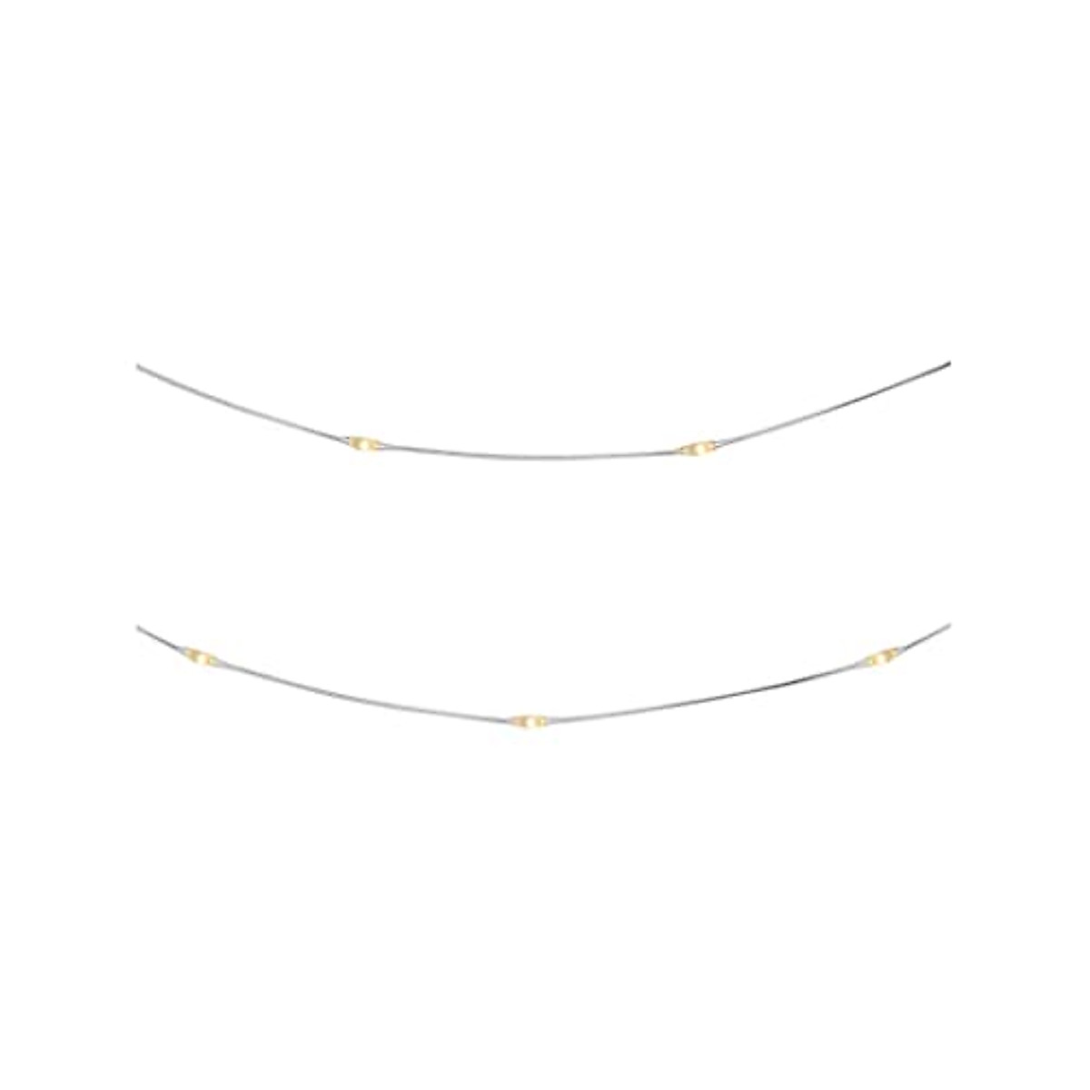 Room Essentials 2 Pack Fairy Curtain String Lights - 50 LED Indoor String Lights