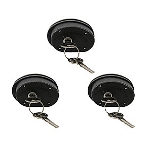 FSDC (Firearm Safety Devices) – FSDC-TL3095RKA California DOJ-Approved Keyed Alike Trigger Gun Lock 3-Pack with 6 Keys – Composite-Body Construction and Pick-Resistant Locks