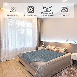 Comsmart Waterproof Couch Cover Dog Cat Blanket, Anti-Slip Liquid Urinary Proof Furniture Blanket, Reversible Pet Blanket Protector for Couch Sofa Bed Car Floor, 52 * 82 in