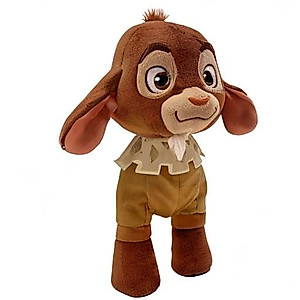 Disney Wish Walk 'n Talk Valentino Plush Fainting Goat, 11-Inch Stuffed Animal, Sounds and Motion, Kids Toys for Ages 3 Up by Just Play