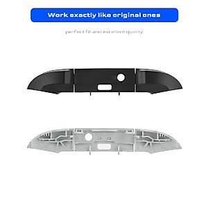 Benseager Replacement Bumper for Xbox Series X Controller, LB RB Bumper Button Replacement Parts for Xbox Series X/S Controller (Black&White)