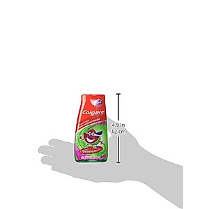 Colg 2n1 Watermelon Paste Size 4.6 O Colgate Kids Watermelon 2-In-1 Toothpaste & Mouthwash