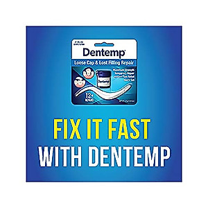 Dentemp Maximum Strength Lost Fillings and Loose Caps Repair, Pack of 6