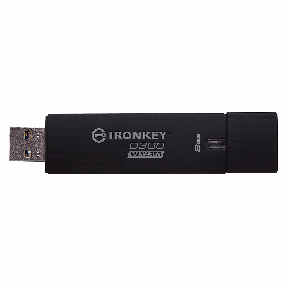 Kingston - IKD300SM/128GB - MF IKD300SM 128GB 128GB D300SM AES 256 XTS Encrypted USB Drive Retail
