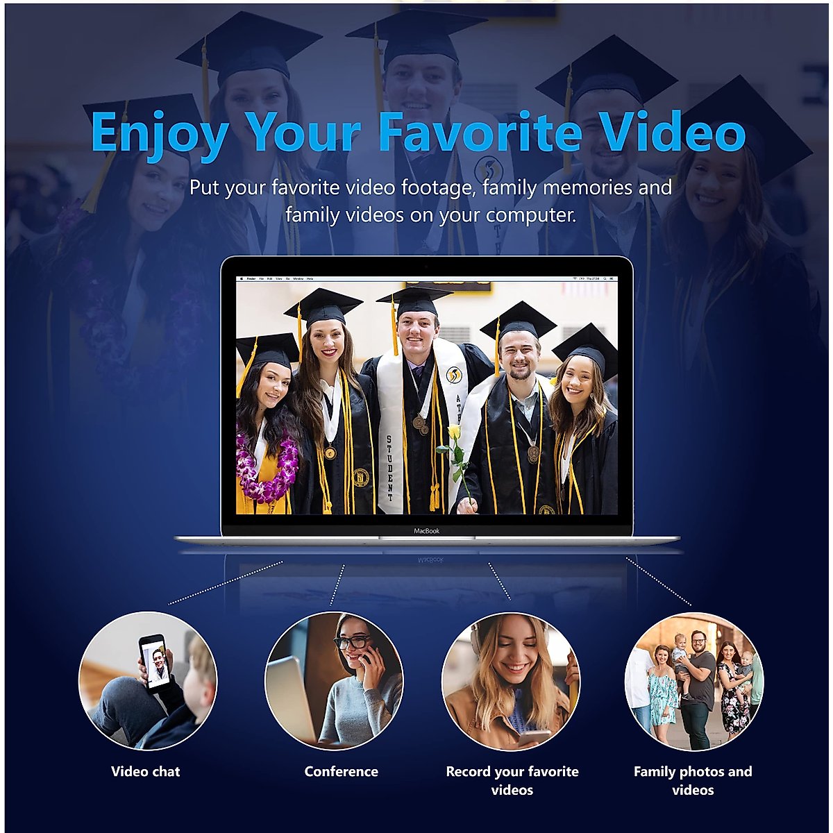 UCEC USB 2.0 Video Capture Device - Pro Version, VHS to Digital Converter, VHS to DVD Converter, Digitize Video for Mac, PC, Upgraded Version