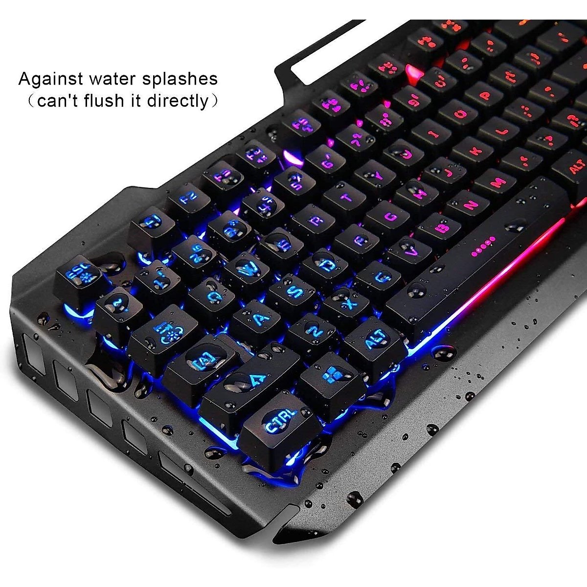 HJJWL Gaming Keyboard and Mouse, Gaming Keyboard and Mouse Wired Keyboard with Backlight Keyboard Silent Gaming Mouse Set for PC Laptop
