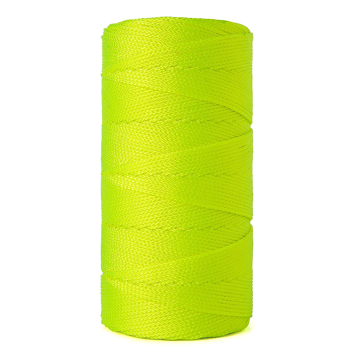 HONGDA Nylon Twine, 1000 Feet #18 Braided Nylon Mason line String Perfect for Masonry Jobs and for The Layout of General Construction, Gardening, DIY Project, Fluorescent Yellow