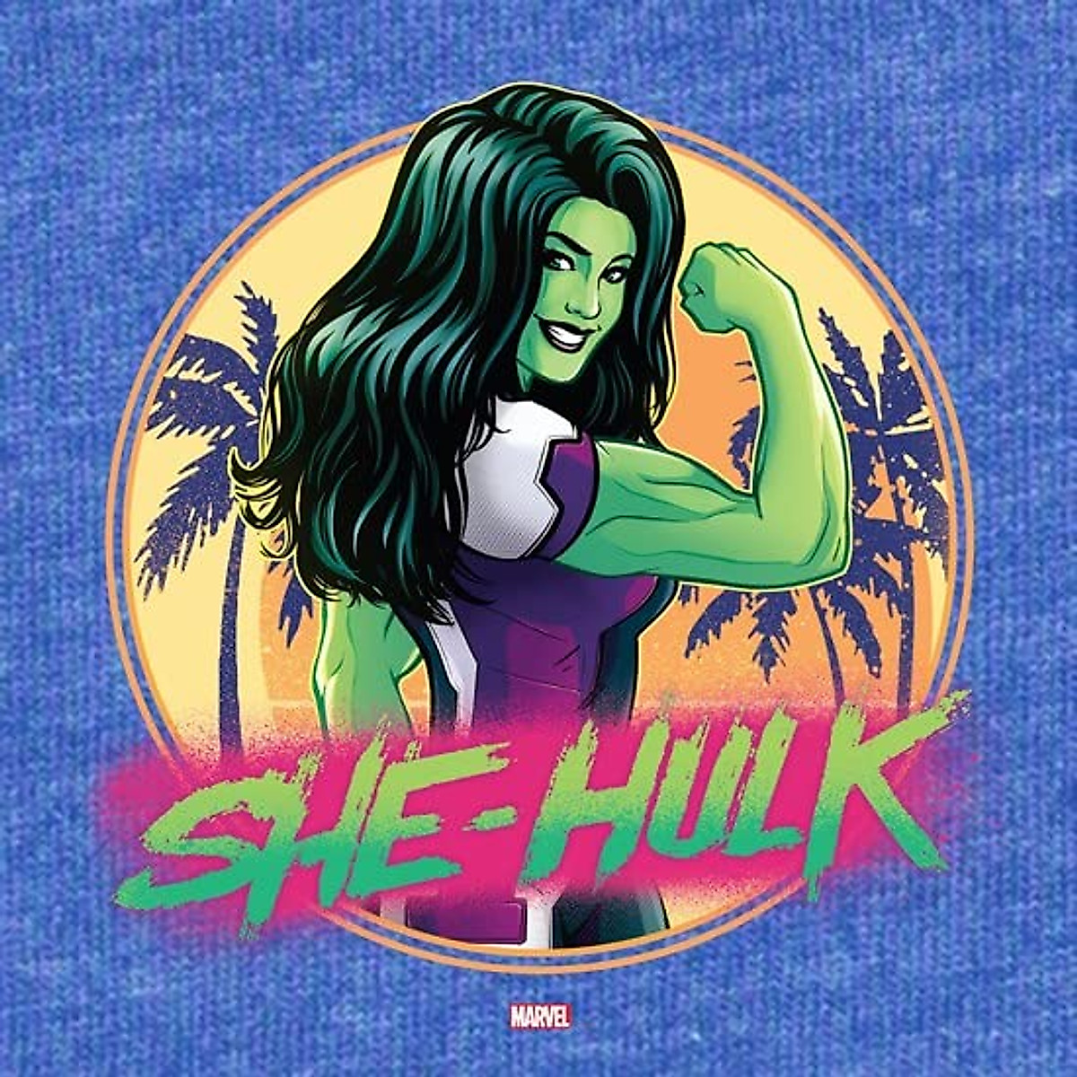 CafePress She Hulk Beach Workout Cute Infant Baby Football Bodysuit