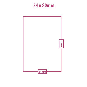 Ultra Pro 54mm X 80mm Board Game Sleeves 50ct (for Catan), Clear