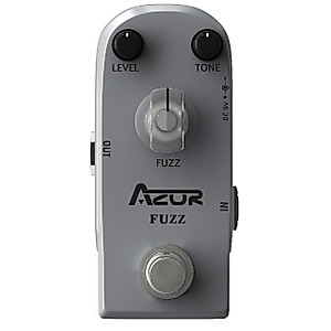 AZOR Fuzz Guitar Effect Pedal with Chorus Guitar Effect Pedal Pure Analog with True Bypass AP-309
