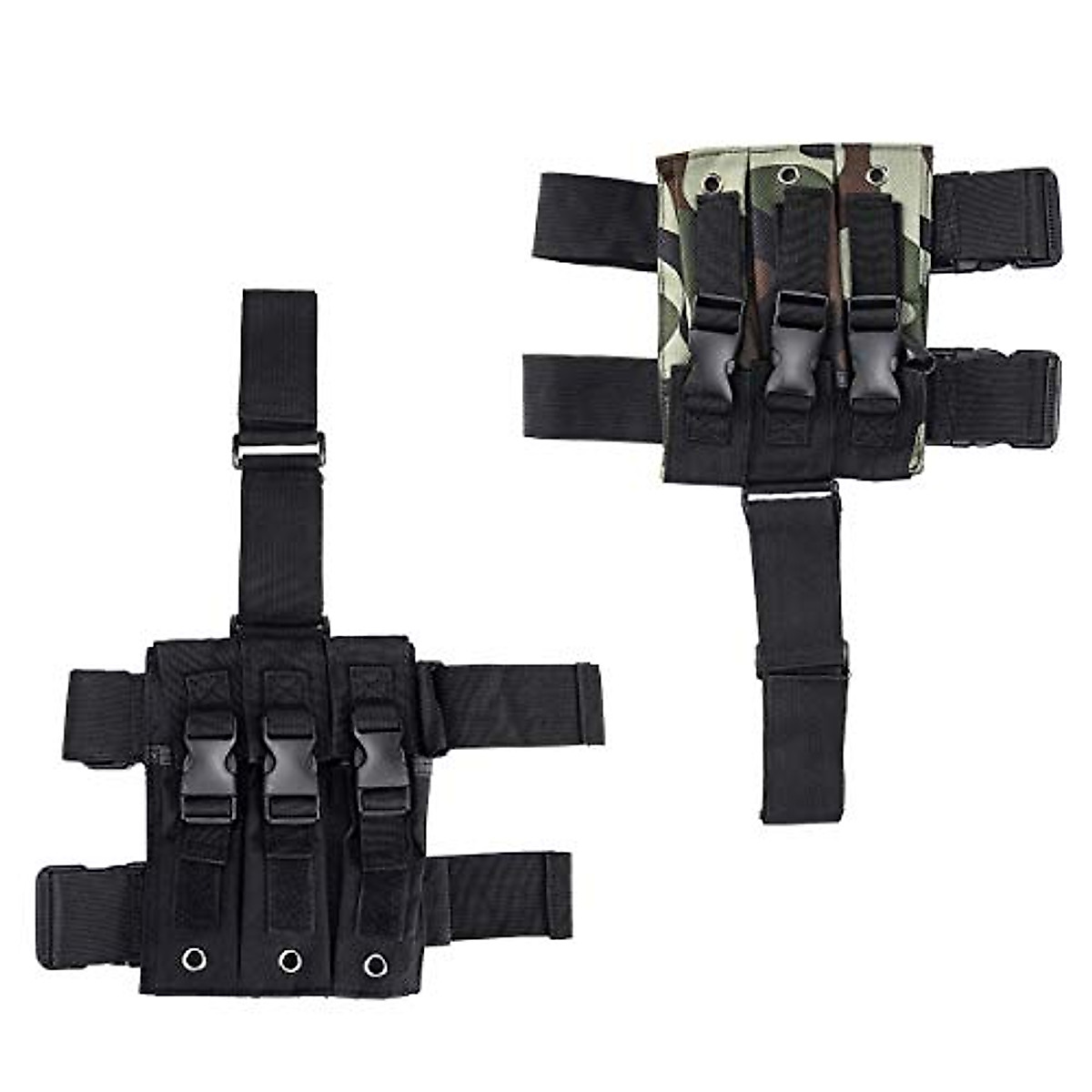 Small For Tactical Motorcycle Riding Men's Canvas Hip Fanny Pack Waist Thigh Drop Leg Bag (Color : Camouflage)