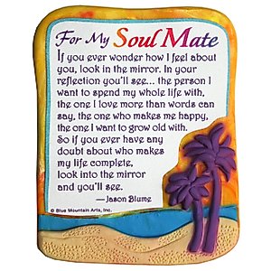 Blue Mountain Arts Love Refrigerator Magnet—Romantic Message for The Love of Your Life (for My Soul Mate) Small