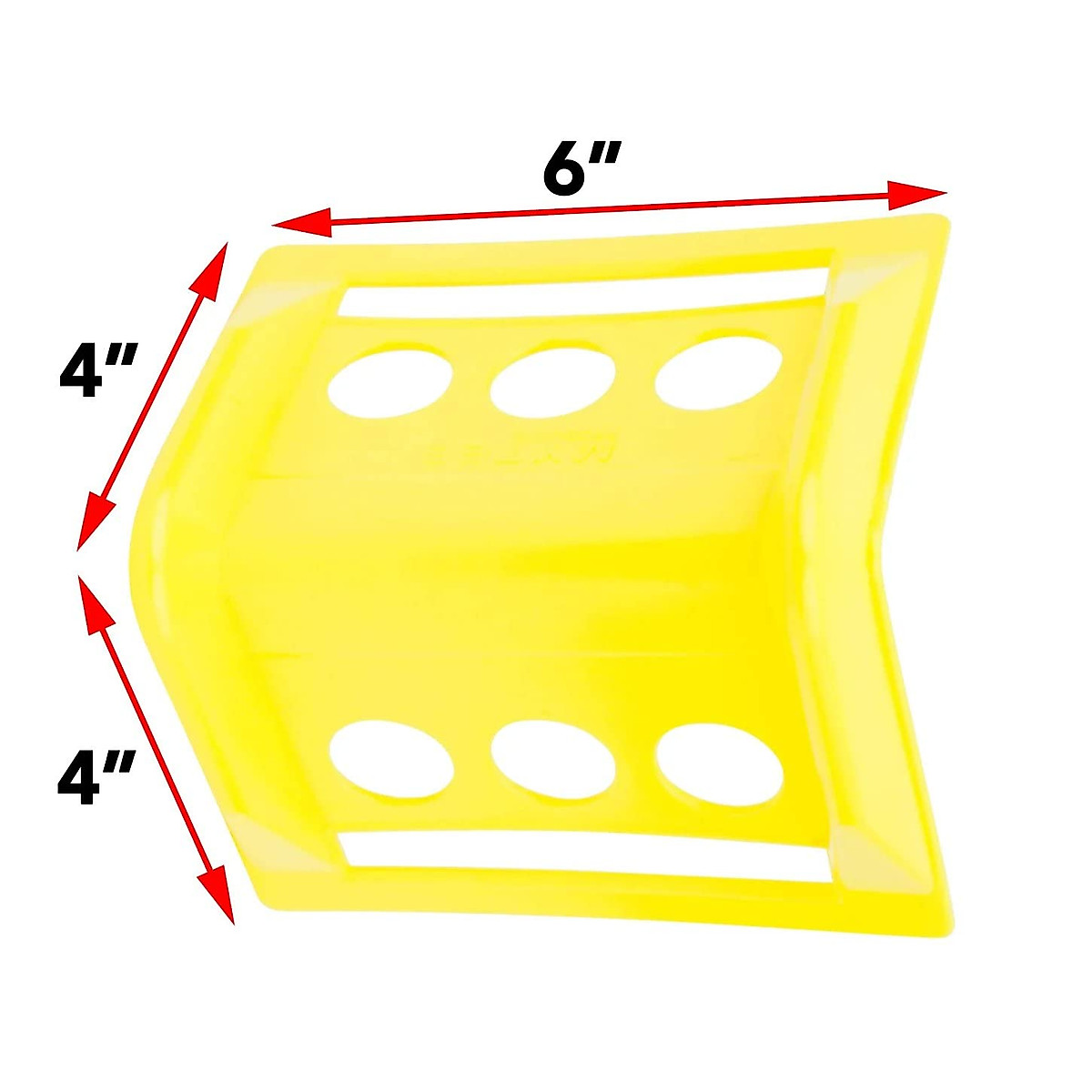 Mytee Products Flatbed Edge Protectors Kit - 20 Pack Yellow Plastic Corner Protectors (4" x 6") & 20 Pack Blue Plastic Corner Protectors (4" x 10") with Carrying Bag