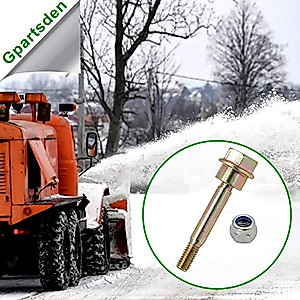 Gpartsden 532192090 Shear Bolt & Nut Set Pack of 8 for Husqvarna 532179828 532187494 532188243 588077501 601001986 AYP 192090 ST2109 ST230 ST261 ST276 188243 (8PCS)