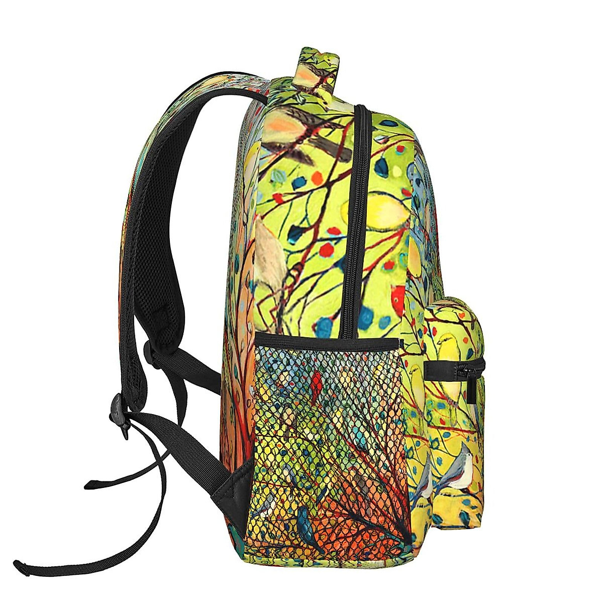 Dujiea Backpacks for Kids Tree Life Birds On Branch Waterproof Book Bags for Laptop, Women Casual Daypacks School Rucksack Travel Backpack for Children Toddler 1th- 6th Grade Girls Boys