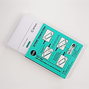 Ibywind Screen Protector For Redmi Note 9S/9 Pro,with 2Pcs Tempered Glass,1Pc Camera Lens Protector,1Pc Backing Carbon Fiber Film [Fingerprint Reader,Easy to install]