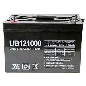 UPG Universal Power Group 12V 100Ah Solar Wind AGM SLA DEEP Cycle VRLA Battery 12V 24V 48V