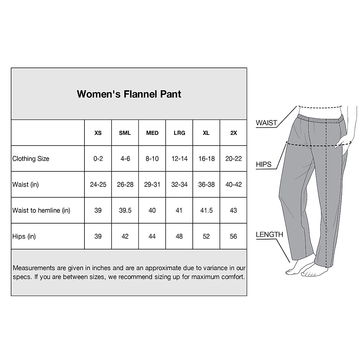 PajamaMania Women's Cotton Flannel Pajama PJ Pants with Pockets, Cranberry Star, Medium