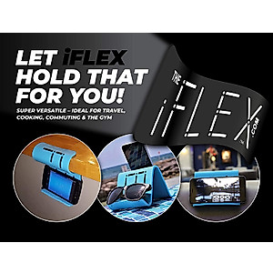 iFLEX Adjustable Cell Phone Stand and Tablet Stand for Work and Home – Flexible Phone Holder is The Perfect iPhone Stand for Video Calls and Holds Any Device