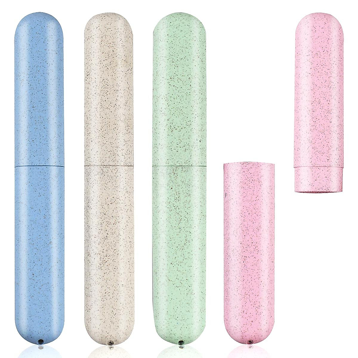 4 Packs Portable Travel Toothbrush Case Breathable Travel Toothbrush Holders Bulk Toothbrush Holder for Travel Camping Home School Toothbrush Travel Container for Business Trip Toothbrush Cover