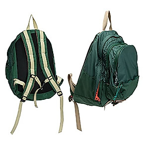 DORIS&JACKY UNISEX Campus Backpack Large Capacity Travel Casual Daypack For Women(Green)