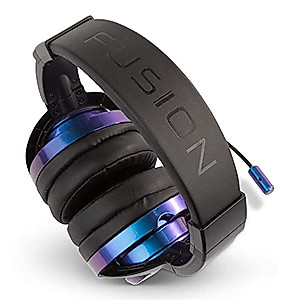 PowerA Fusion Wired Stereo Gaming Headset with Mic for PlayStation 4, Xbox One, X, Xbox One S, Xbox 360, Nintendo Switch, PC, Mac, VR, Android, and iOS - Cosmos Nebula - Xbox 360; Xbox