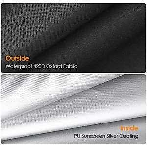 Outdoor Prep Table Cover-30" x 24" x 32" Heavy Duty Waterproof Grill Cover for Keter Unity Small Portable Table,Patio Kitchen Prep/Work Table, UV Resistant Outside BBQ Bar Cart Cooking Station Cover