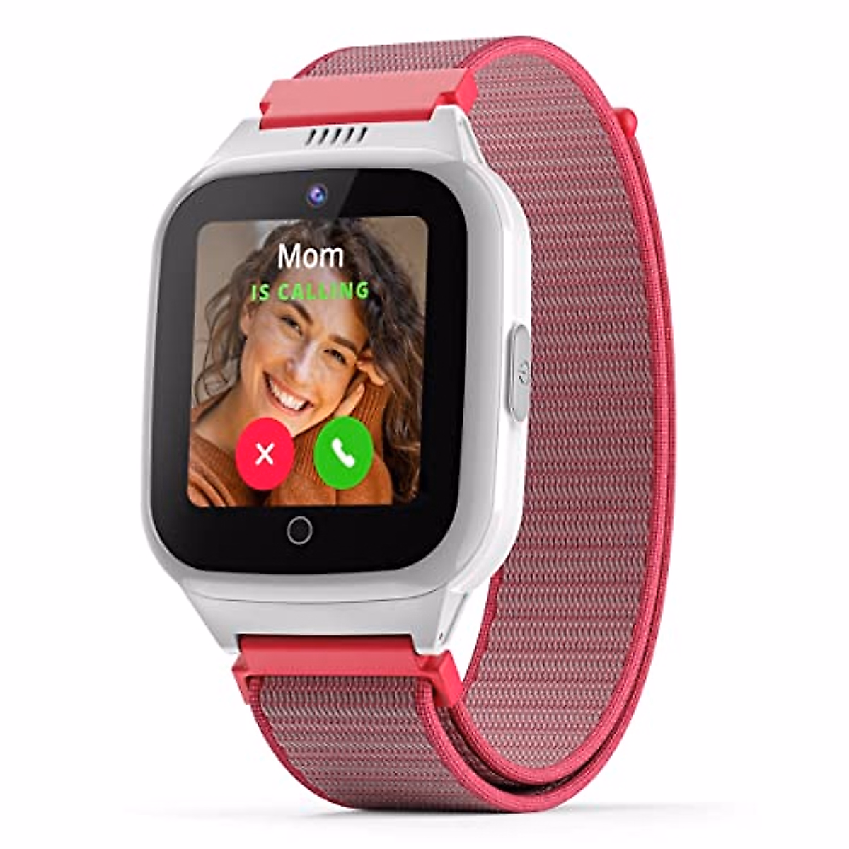 JrTrack 2 SE Smart Watch for Kids by Cosmo | 4G Phone Calling & Text Messaging | SIM Card & Flexible Data Plans | GPS Tracker Watch for Kids | Children’s Smartphone Alternative (Pink)
