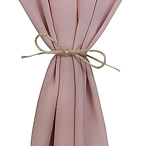 Socomi 10ft Dusty Rose Chiffon Table Runner 29x120 Inches Wedding Runner Sheer Bridal Shower Decorations