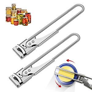 McGre Master Opener Adjustable &Bottle Opener,Adjustable Multifunctional Side Cut Opener Manual Jar Kitchen Gadgets Stainless Steel SB-002