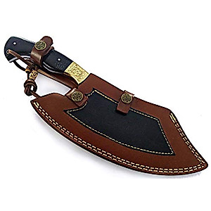 Damascus steel blade vegetable and meat cleaver Chopper chef's kitchen knife .SM105