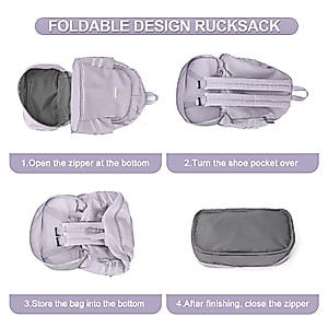 coofay Small Gym Backpack For Women Waterproof Backpack With Shoe Compartment Lightweight Travel Backpack Sports Backpack Large Gym Bag