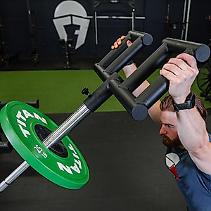 Titan Fitness Viking Press Landmine Attachment, 50mm Neutral Fat Grip Handle, Fits 2" Olympic Barbell, Home Gym Equipment for Shoulder Press, Row, Squat, Deadlift & More