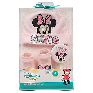 Disney Minnie Mouse 3 Piece Hat and Socks Set