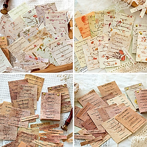JOYCHOIC 700Pcs Vintage Quote Paper for Scrapbooking, Phrases Words Paper for Junk Journal Supplies, Scrapbook Journaling Bullet Decorative DIY Art Crafts Collage Embellishment