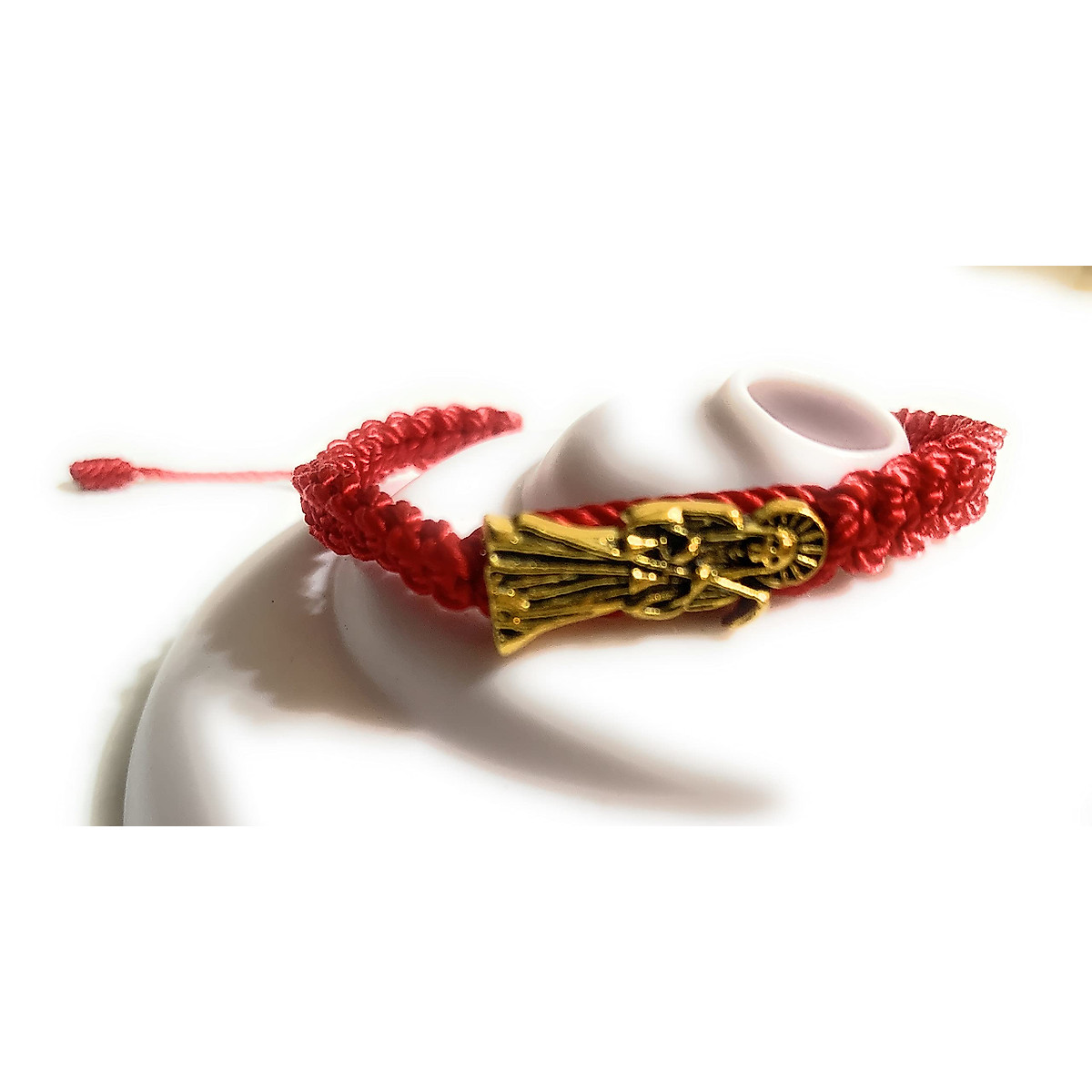 Red Thread Bracelet Pulsera Roja de hilo de la Santa Muerte